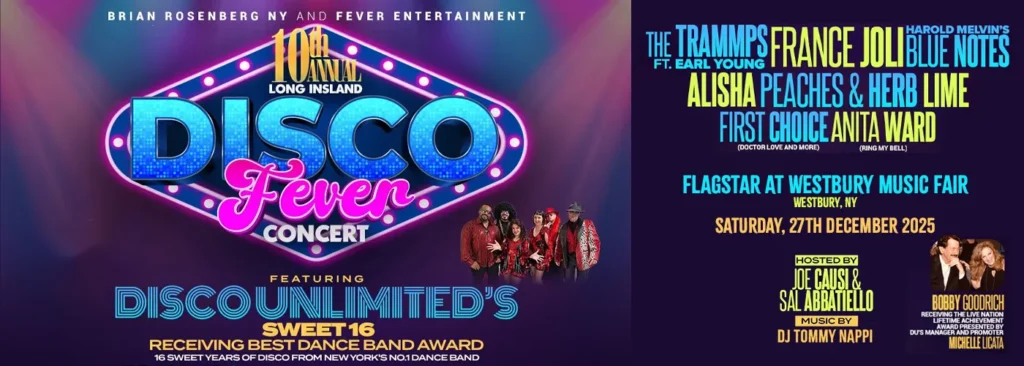 Disco Unlimited Tickets | 27 December 2025 | Westbury Music Fair